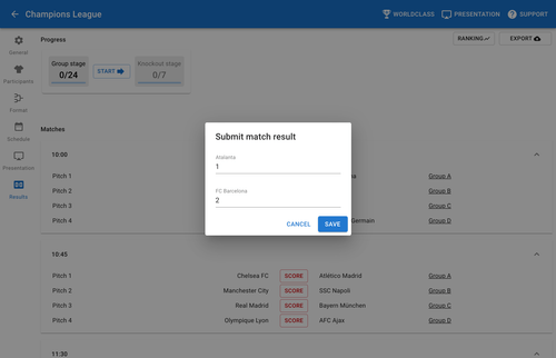 Tournify | Online tournament planner